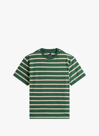 Tommy Hilfiger T-shirt droit ray&eacute; en coton