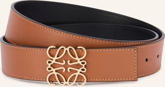 Loewe Lederg&uuml;rtel Zum Wenden braun