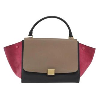Celine Pre-owned Sac Trapeze - Femme - Pre-owned - Beige - Taille: ONE Size