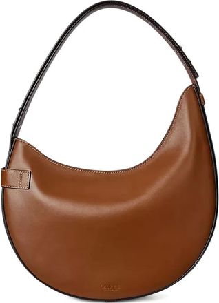 Lauren Ralph Lauren buckle-detail shoulder bag - Braun