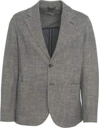 Circolo 1901 Homme, Vestes, Gris, Taille: 2XL Blazer Gris Classique pour Homme