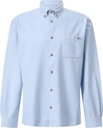 A.P.C. Oversized Hemd aus Baumwolle