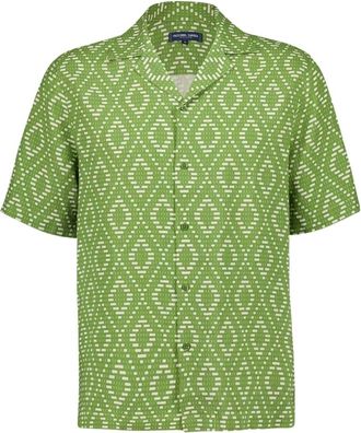 Frescobol Carioca Homme, Chemises, Vert, Taille: S Short Sleeve Chemises