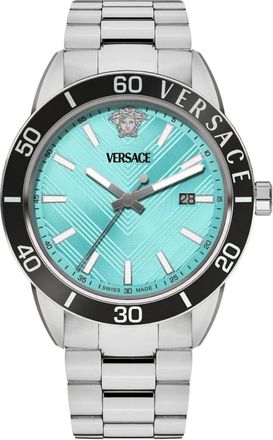 Versace Homme, Accessoires, Bleu, Taille: ONE Size Montre Greca Urban
