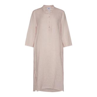 Tiffany & Co. Langes Hemdkleid mit Tasche - - Dresses - Damen - Beige - M/L