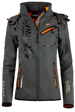 Geographical Norway Softshelljacke Damen Regular Fit Allwetterjacke bareine lady Wind-, wasser- und k&auml;lteabweisendes Material