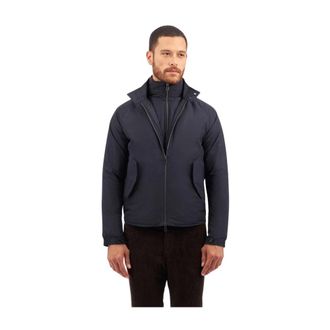 Brooks Brothers Technischer Bomber - - Jackets - Herren - Blau - L