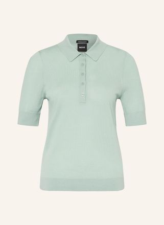 HUGO BOSS Poloshirt Fidenka Aus Merinowolle gruen