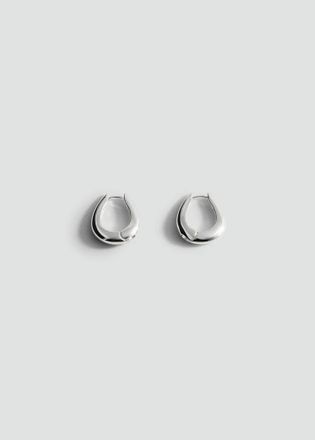 Mango Cr&eacute;oles volume argent - Femme - Taille unique - MANGO