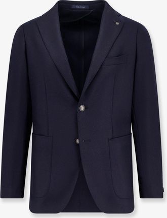 Tagliatore Single-breasted virgin wool and cashmere blazer - TAGLIATORE - gender_Man