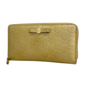 Gucci Pre-owned Long wallet (bi-fold) - - Pre-owned - Damen - Gelb - ONE SIZE
