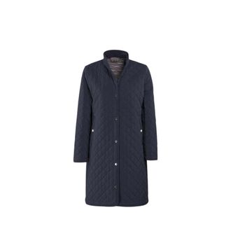 Moorer Femme, Manteaux, Bleu, Taille: 38 FR Aruna-Osq Long Jacket