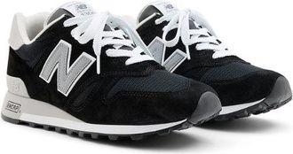New Balance Unisex Made in USA 1300 in Schwarz/Grau/Wei&szlig;, Wildleder/Mesh, Gr&ouml;&szlig;e 38.5