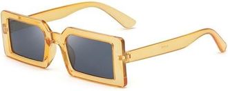Generic Lunettes De Soleil Dext&eacute;rieur &Agrave; Petite Monture For Hommes, For Vacances, For Femmes, For La Conduite(Yellow)