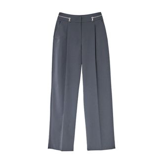 Karl Lagerfeld Femme, Pantalons, Noir, Taille: 36 FR Pantalon &agrave; taille ajust&eacute;e et zip