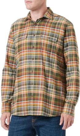 Bugatti Oberteile-Herren-Freizeithemd 1:1 Arm