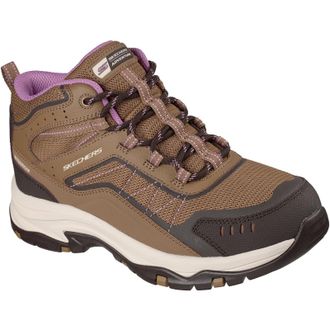 Skechers Trego Ashaway Leder Wanderschuhe f&uuml;r Damen in Tan/Braun
