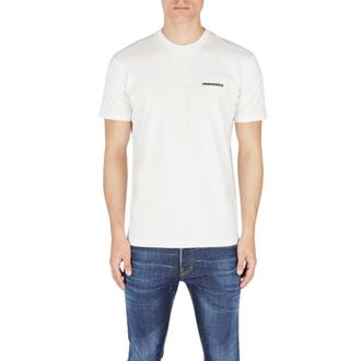 Dsquared2 Homme, Tops, Blanc, Taille: S T-shirt &eacute;l&eacute;gant avec un design unique