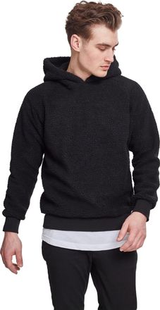 Urban Classics Herren Sherpa Hoodie Kapuzenpullover,, per pack Schwarz (black 00007), XXXXX-Large (Herstellergröße: 5XL)