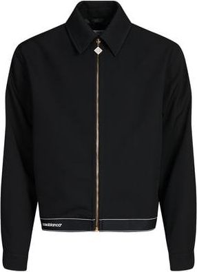 Casablanca Veste droite &agrave; col classique en laine