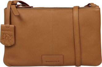 Burkely Damen Soft Skylar Double Pocket Zip Crossbody, Cognacfarben