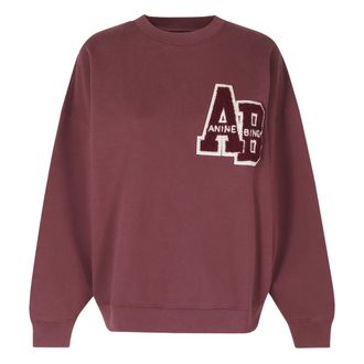 Anine Bing Damen, Sweatshirts & Hoodies, Rot, SGr&ouml;&szlig;e