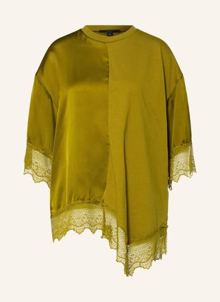 AllSaints Allsaints Blusenshirt Lenny Im Materialmix gruen