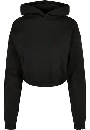 Urban Classics Damen Kapuzenpullover Ladies Short Oversized Sweat Hoody Black 5XL