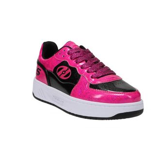 HEELYS Rezerve Damenschuh mit niedrigem Rollabsatz, Knallpink (Hot Pink)/Schwarz, 8 Big Kid