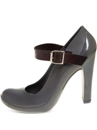 Marni sandales 105 mm en cuir - Gris