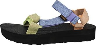 Teva Femme Midform Universal Sandale, Metallic Lilac Multi, 38 EU