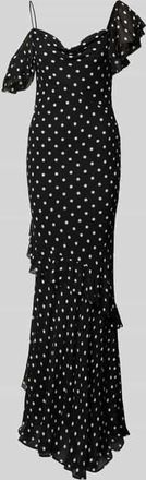 Self Portrait Maxikleid aus reiner Viskose