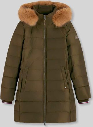 Tommy Hilfiger Steppmantel mit Teddyfell-Kapuze Modell TYRA