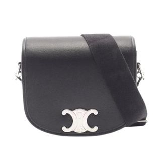 Celine Sac bandouli&egrave;re en cuir Buzas Triomphe Pre-owned - Femme - Pre-owned - Noir - Taille: ONE Size