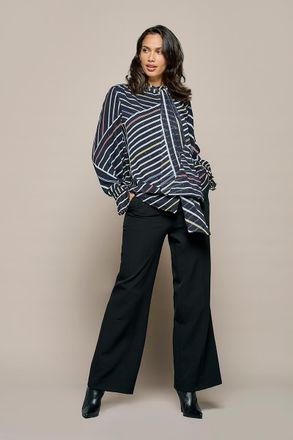 Mart Visser Irina-Print-Bluse Schwarz / Multi