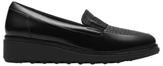 Clarks Femme Sharon Pace, Cuir Noir, 38 EU