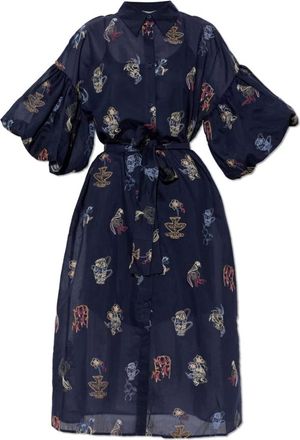 Munthe Femme, Robes, Bleu, Taille: 38 FR Nalmetto Dress