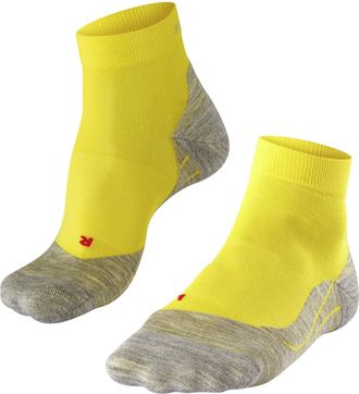 Falke Herren Laufsocken RU4 Endurance Short M SSO Baumwolle Funktionsmaterial antiblasen 1 Paar, Gelb (Sulfur 1084), 42-43