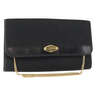 Dior Pre-owned Trotter Canvas Schultertasche - - Pre-owned - Damen - Schwarzk - ONE SIZE