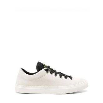 Stone Island Homme, Chaussures, Beige, Taille: 40 EU Baskets Basses avec &Eacute;cusson Compass