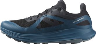 Salomon Ultra Flow Gore Tex Herren Trail-Laufschuhe, Outdoor-bereit, Dämpfung von der Straße bis auf die Trails, Gemischtes Gelände, Black, 45 1/3