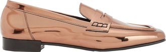 8 by YOOX LAMINATED EFFECT PENNY LOAFERS