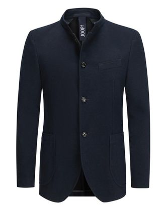 Joop Strukturiertes Casual-Sakko mit Stehkragen, Slim Fit in