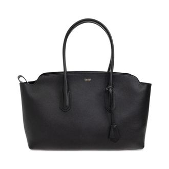 Tom Ford Stilvolle Leder Schultertasche - - Bags - Damen - Schwarzk - ONE SIZE