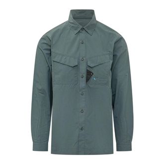 Kl&auml;ttermusen Homme, Chemises, Bleu, Taille: XS Syn LS Shirt