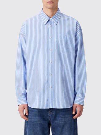 Sunflower Gestreiftes Hemd aus Baumwolle und Tencel mit Relaxed Fit