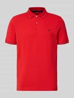 Fynch-Hatton Regular Fit Poloshirt mit Label-Stitching