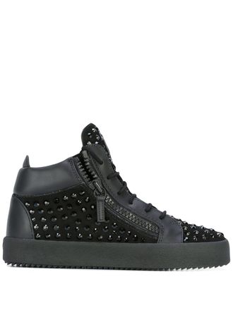 Giuseppe Zanotti Kriss High-Top-Sneakers - Schwarz