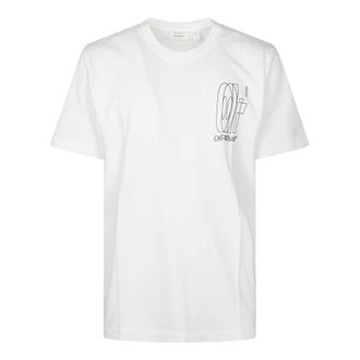 Off-white Homme, Tops, Blanc, Taille: XL Big Double Arrow Slim T-shirt