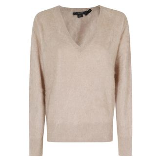 Seventy V-Ausschnitt Pullover - - Knitwear - Damen - Beige - S